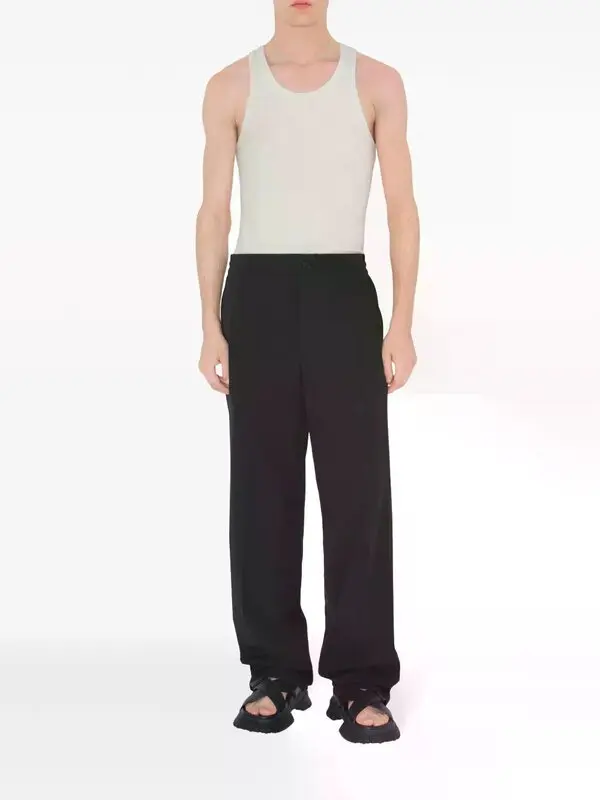 Burberry Pressed-crease Cotton Trousers