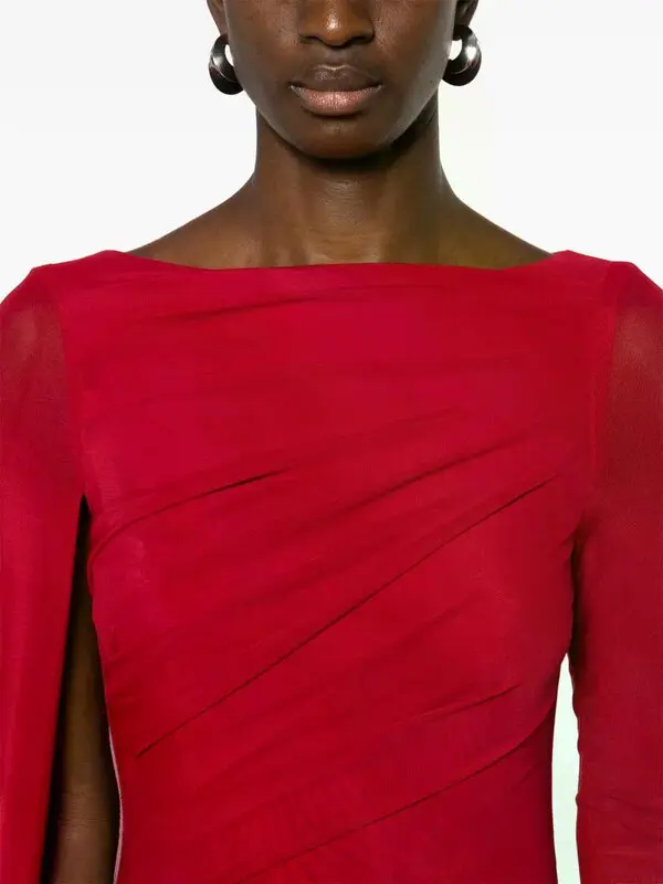 Talbot Runhof Mousse Midi Dress