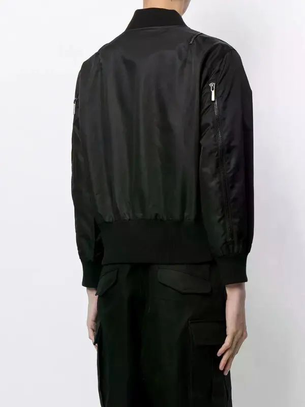 PORTS V Zip-embellished Bomber Jacket