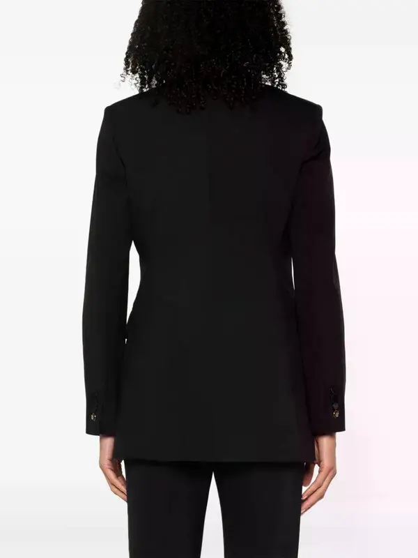 Max Mara Single-breasted Wool-blend Blazer - Black