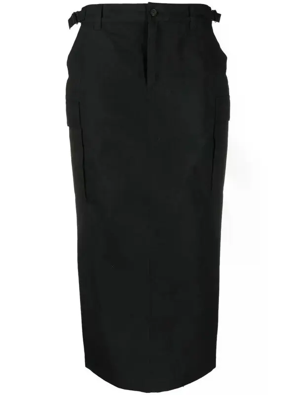 Wardrobe.NYC Striped Mid-calf Skirt
