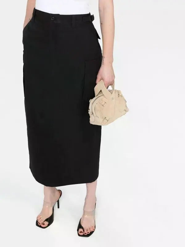 Wardrobe.NYC Striped Mid-calf Skirt