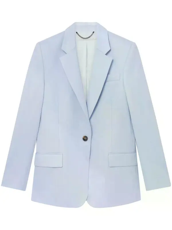 Stella McCartney Flannel Single-breasted Blazer
