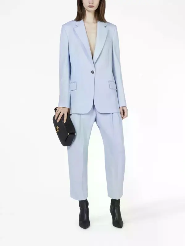 Stella McCartney Flannel Single-breasted Blazer