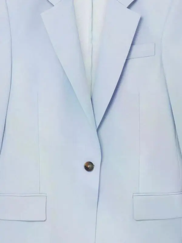 Stella McCartney Flannel Single-breasted Blazer