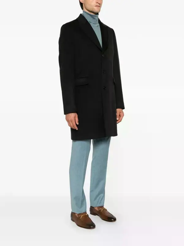Paul Smith Single-breasted Wool-cashmere Coat