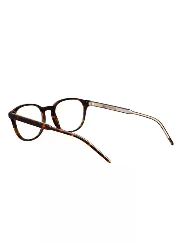 Giorgio Armani Pantos-frame Glasses - Brown