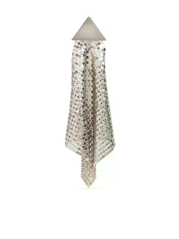 Rabanne Flow Pixel Mesh Drop Earring