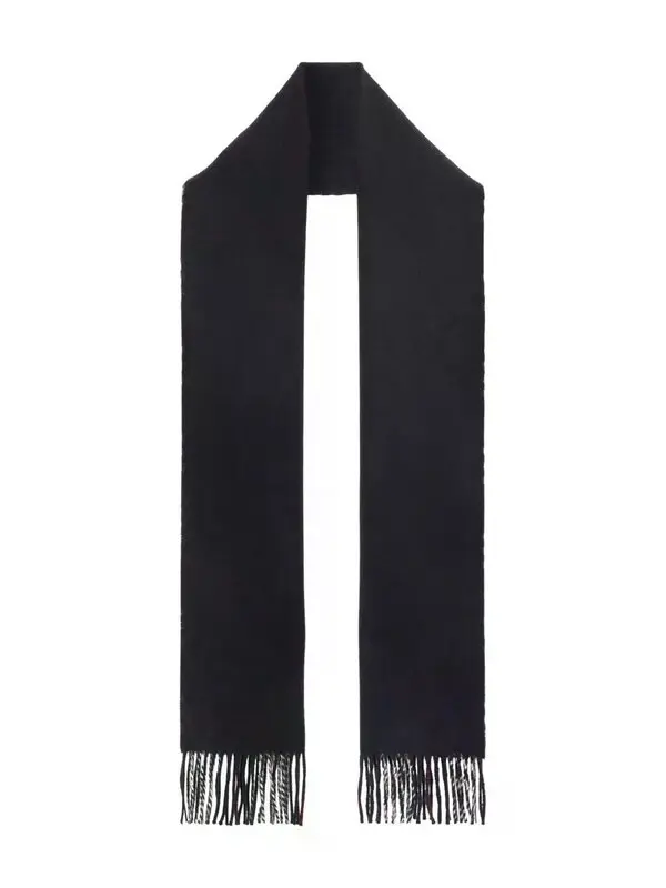 Burberry Check-print Cashmere Reversible Scarf