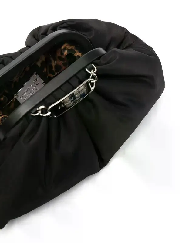 Philipp Plein Logo Plaque Clutch