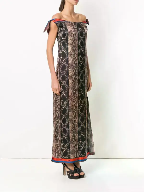 AMIR SLAMA Off-the-shoulder Long Dress