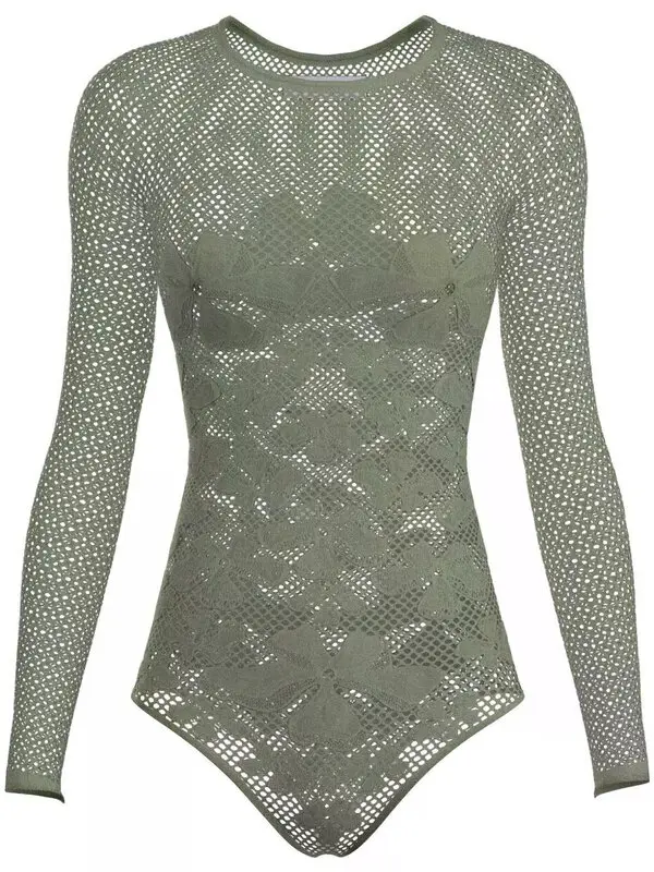 MARGHERITA MACCAPANI Monogram Bodysuit