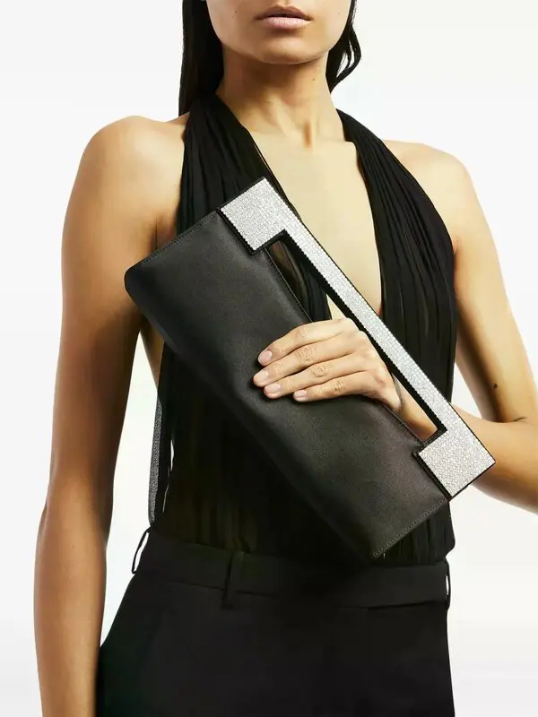 GIUSEPPE ZANOTTI Clutch With Crystal Embellishment