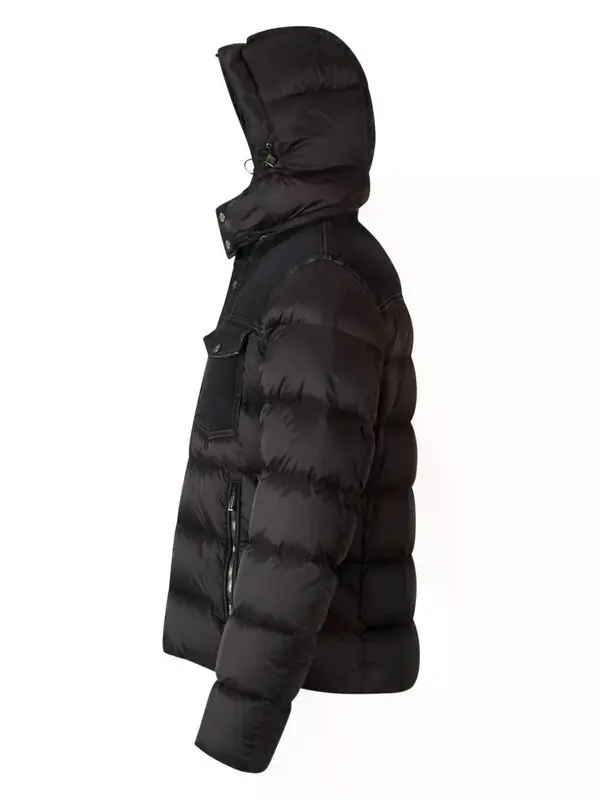 MOORER Quilted Down Bomber Jacket