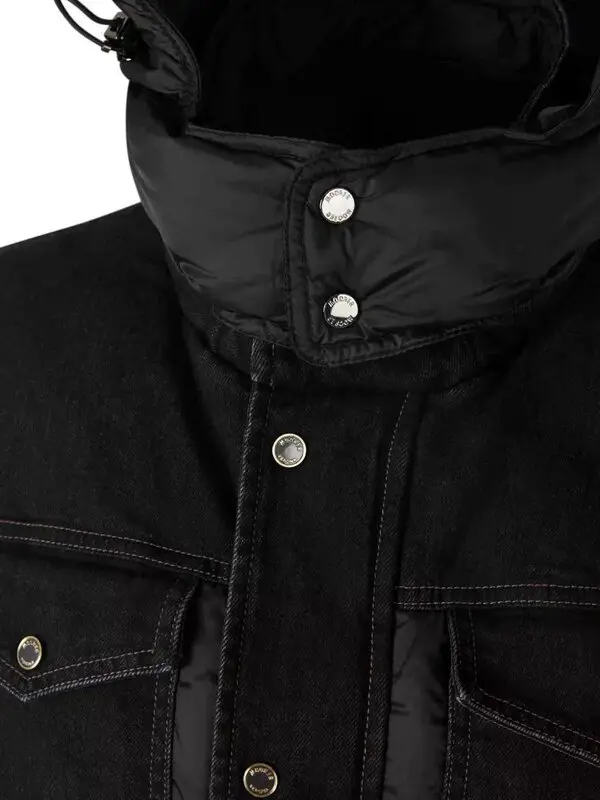 MOORER Quilted Down Bomber Jacket