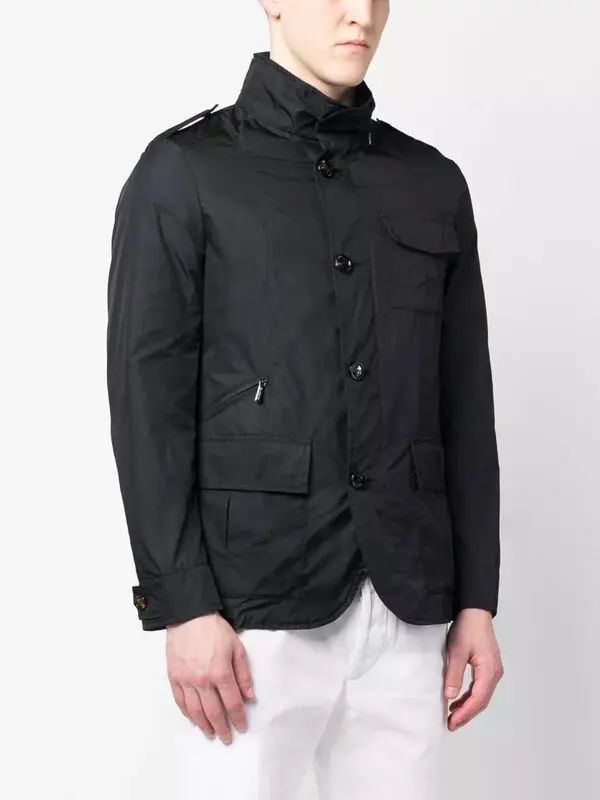 MOORER Porto Lightweight Jacket - Blue