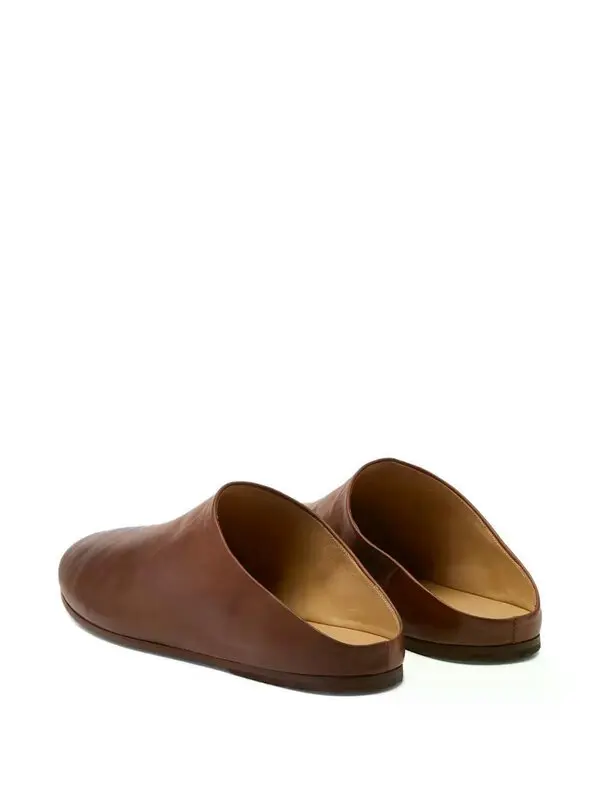 Marsèll Steccoblocco Leather Slippers - Brown