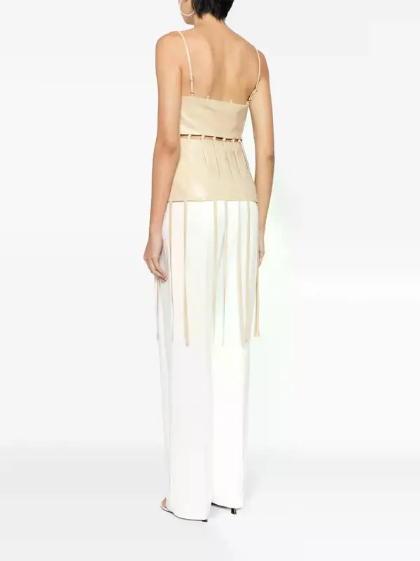 Nanushka Citta Faux-leather Top