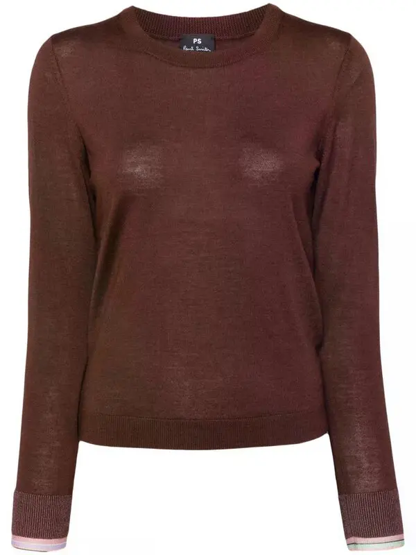 Paul Smith Ribbed-edge Wool-blend Jumper