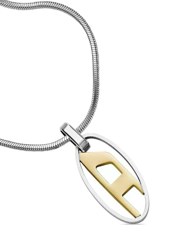 DIESEL® Logo-pendant Necklace