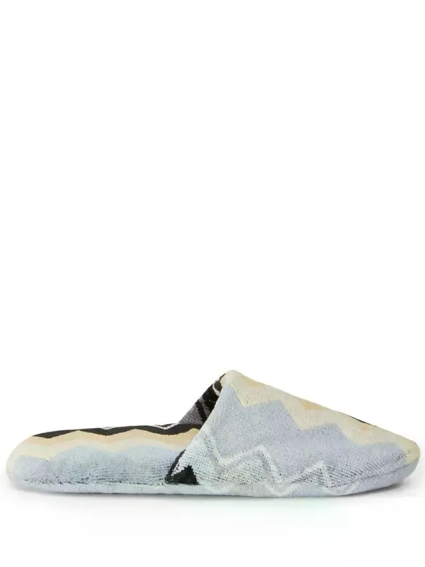 Missoni Giacomo Cotton Slippers - Blue