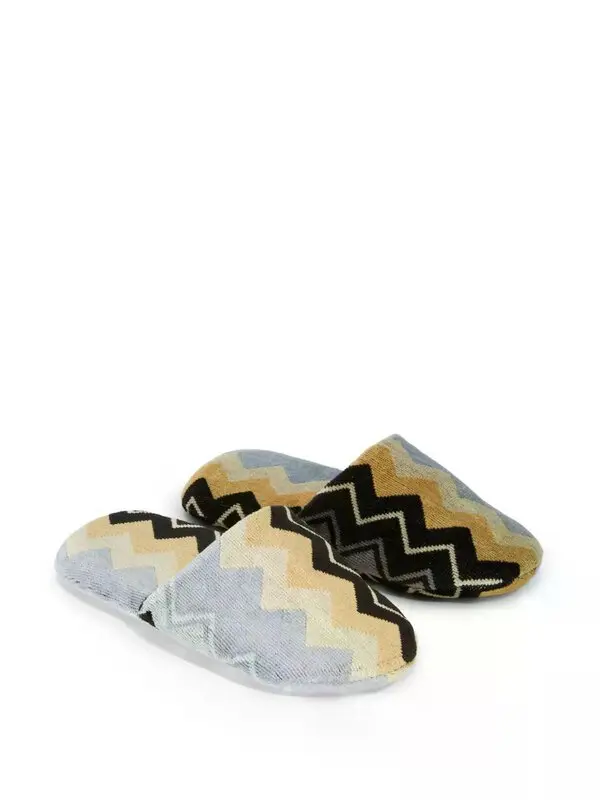 Missoni Giacomo Cotton Slippers - Blue