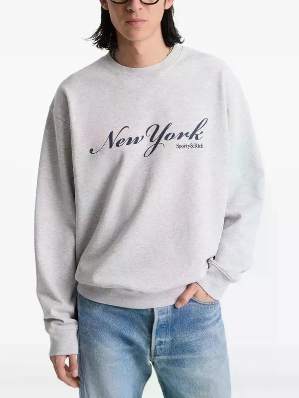 SPORTY & RICH New York" Logo Sweatshirt