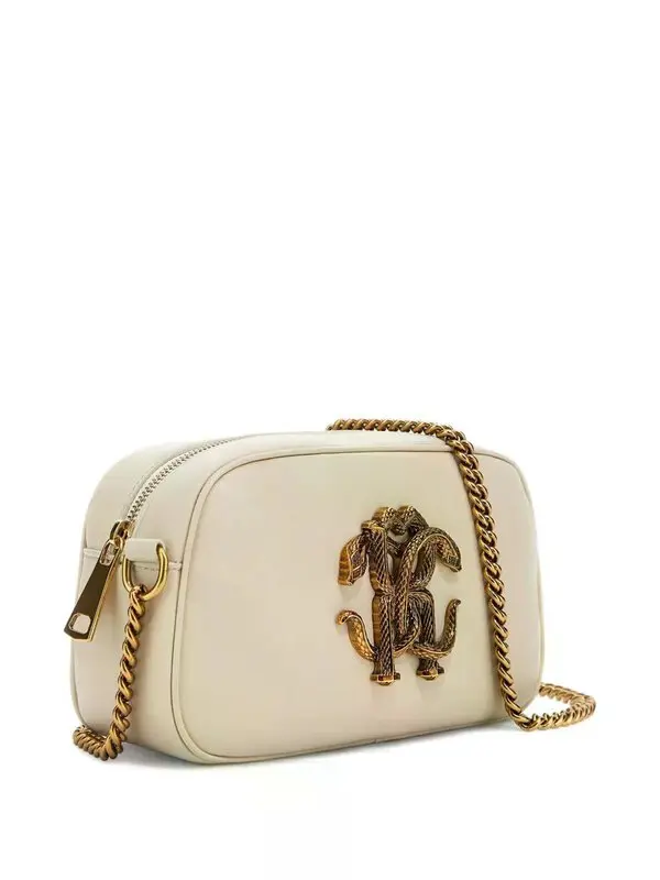 Roberto Cavalli Mirror Snake-plaque Shoulder Bag