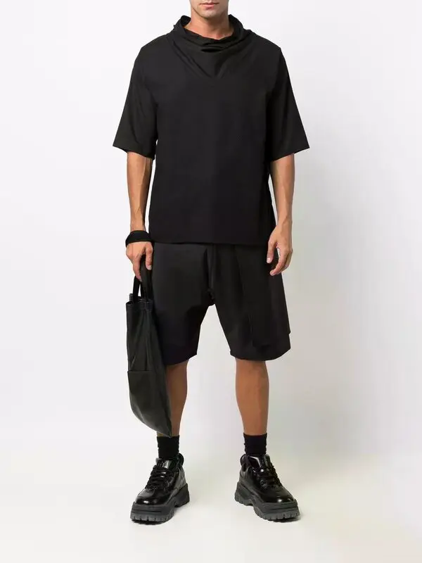 Alchemy Fashions Drop-crotch Panelled Shorts