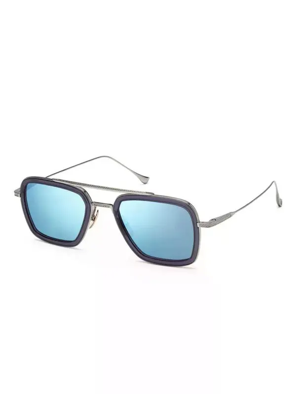 Dita Geometric Sunglasses With Double Bridge