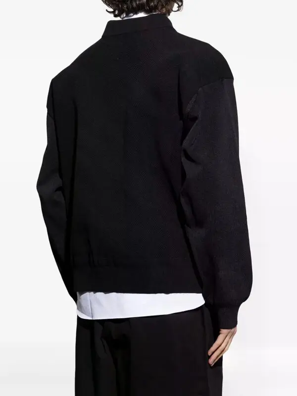 Comme Des Garçons Logo-patch Bomber Jacket