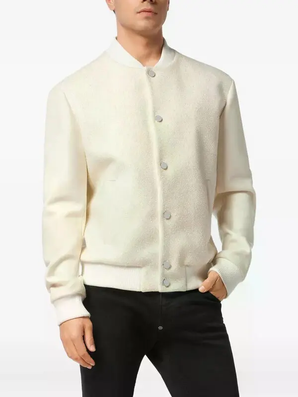 Philipp Plein Rhinestone-embellished Bomber Jacket