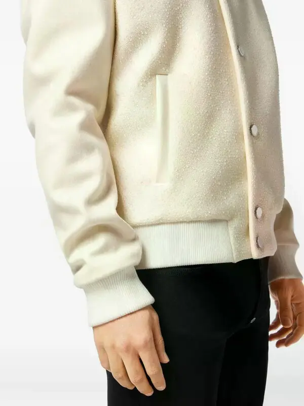 Philipp Plein Rhinestone-embellished Bomber Jacket