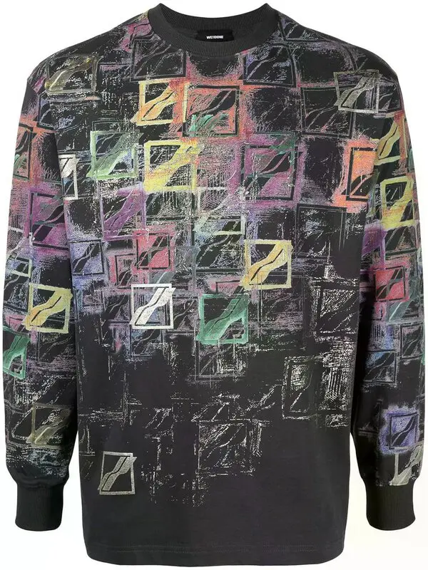We11Done Logo-print Cotton Sweatshirt