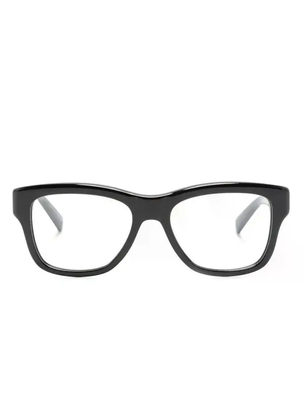 Saint Laurent 677 Square-frame Glasses - Black