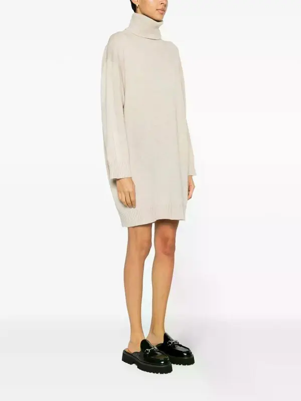 Kiton Roll-neck Cashmere Dress