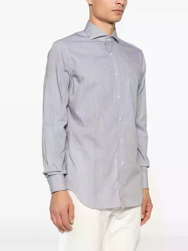 XACUS Striped Shirt - Black