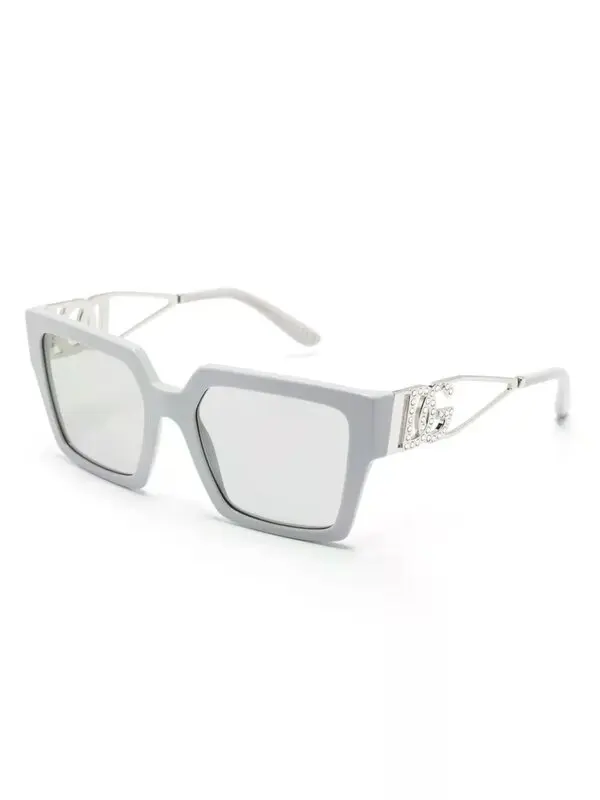Dolce & Gabbana Dg4446b Square-frame Sunglasses - Grey