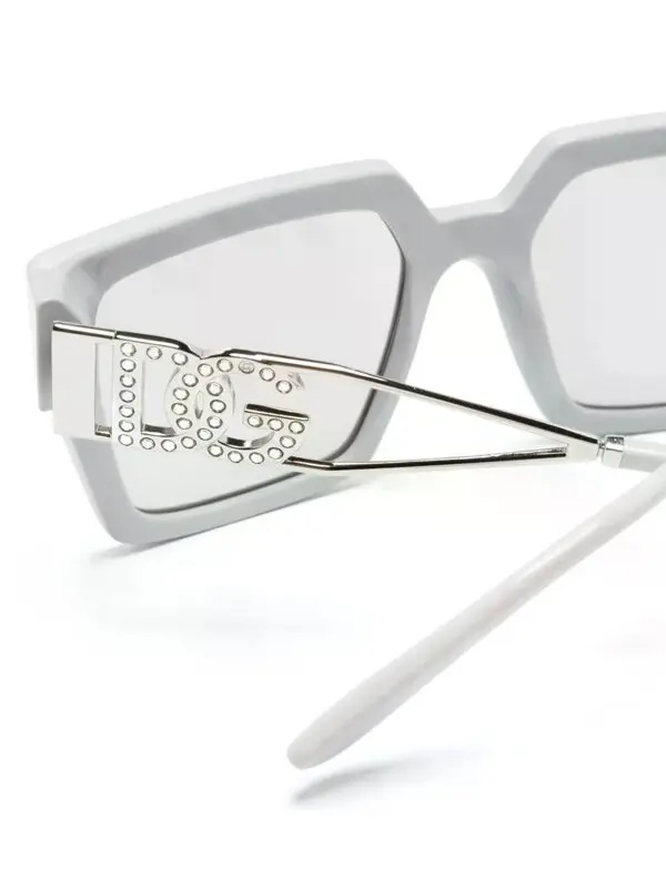 Dolce & Gabbana Dg4446b Square-frame Sunglasses - Grey