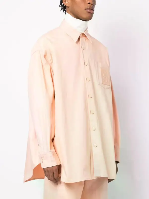 Raf Simons Logo-patch Cotton Shirt