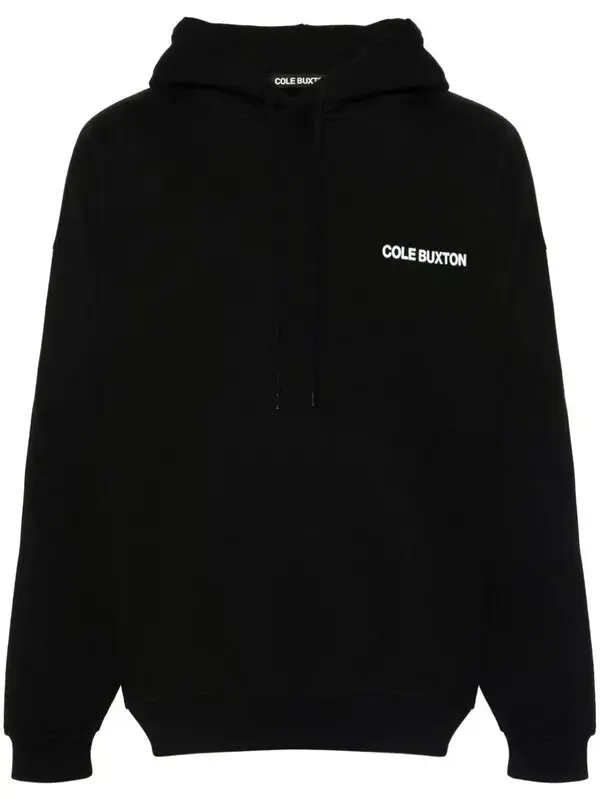 COLE BUXTON Logo-print Cotton Hoodie