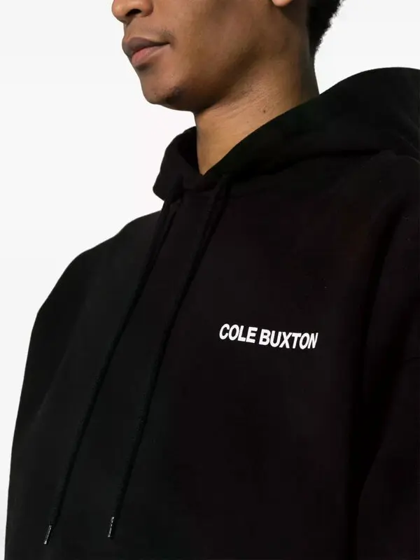 COLE BUXTON Logo-print Cotton Hoodie