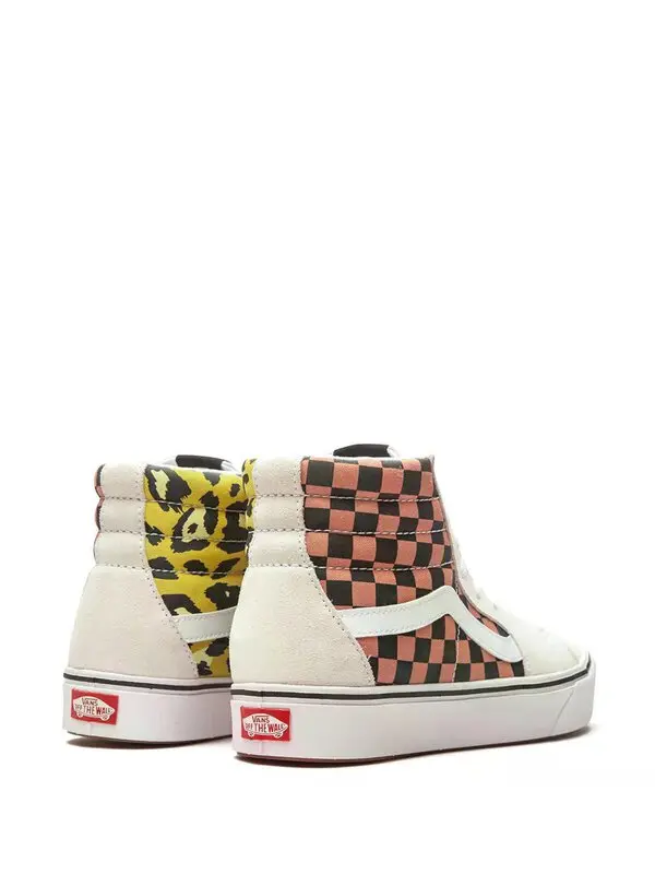 VANS Sk8-hi Comfycush Mixed Media Sneakers - Neutrals