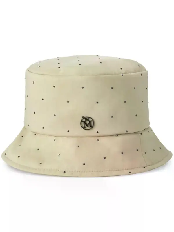 MAISON MICHEL Axel Bucket Hat - Neutrals