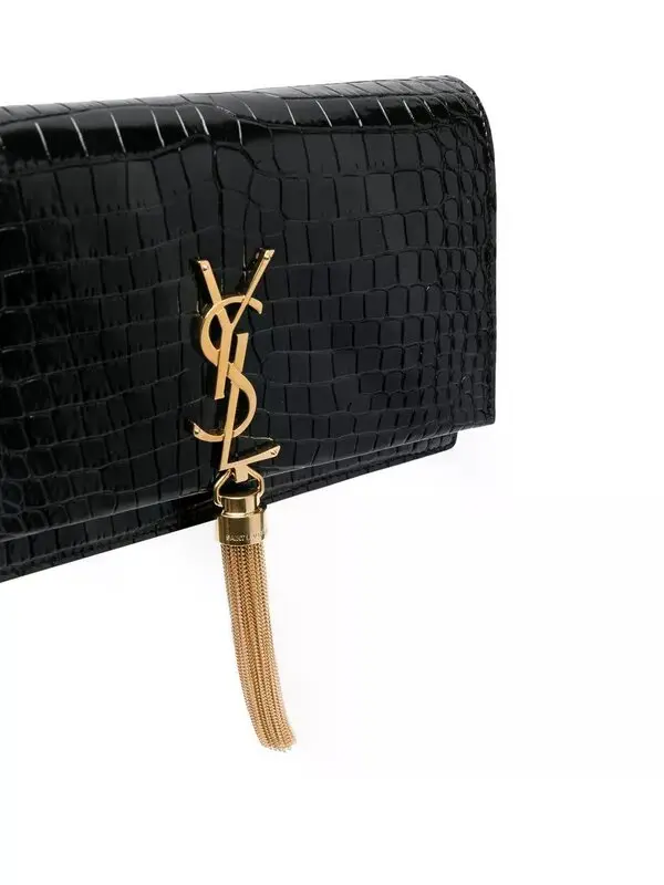 Saint Laurent Kate Monogram Tassel Bag