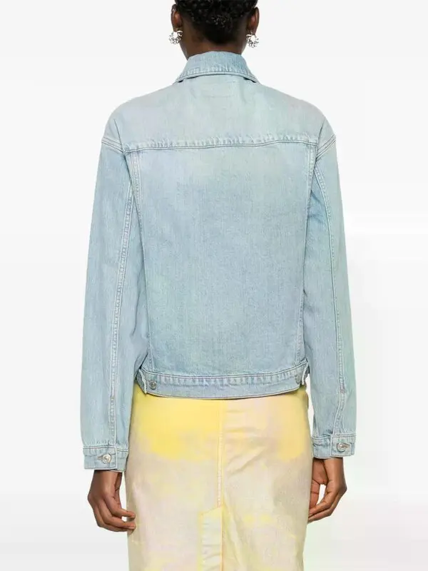 CHIARA FERRAGNI 3d Logo Denim Jacket