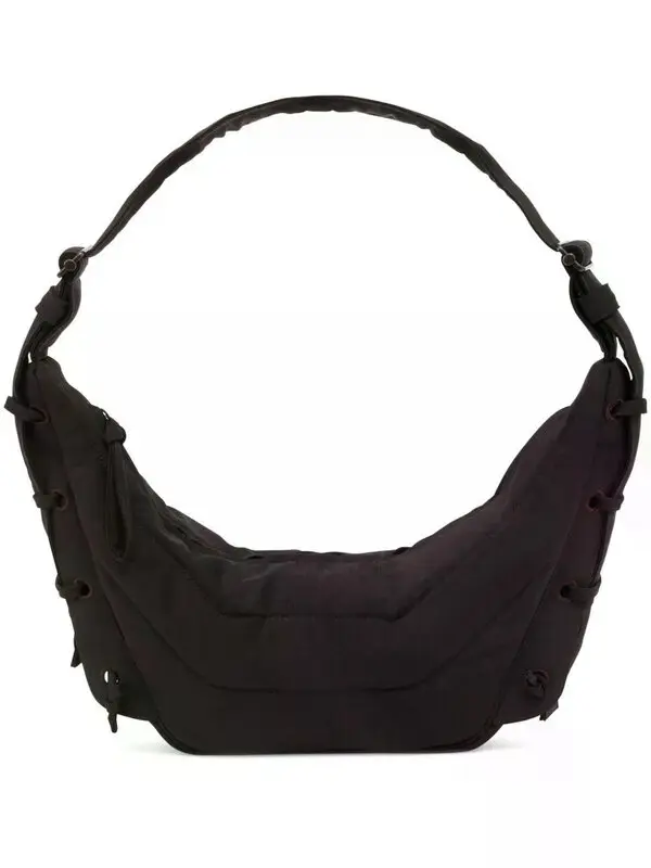 LEMAIRE Small Soft Shoulder Bag In Quilted Nylon - Brown
