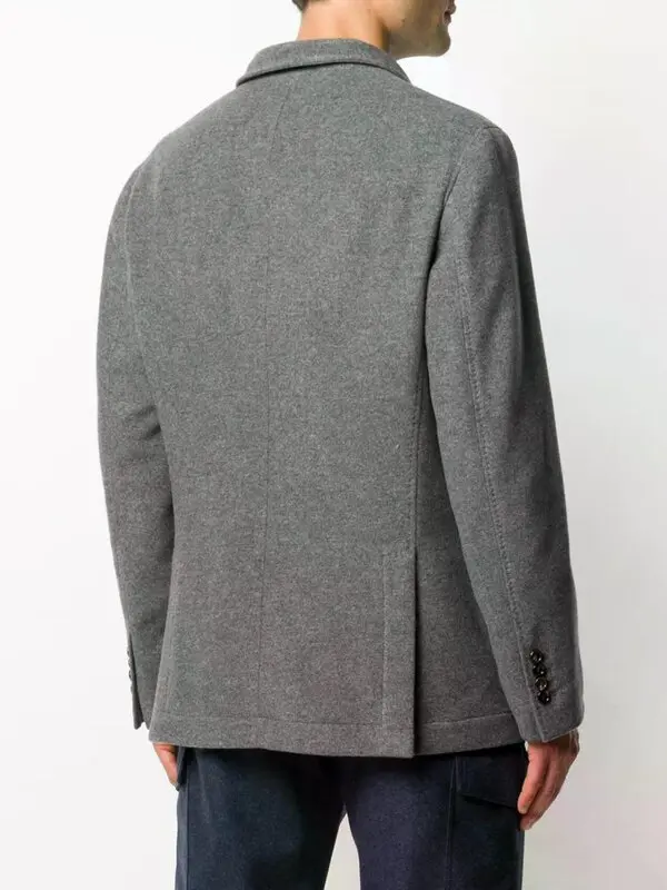 Brunello Cucinelli Boxy Fit Button-down Jacket - Grey