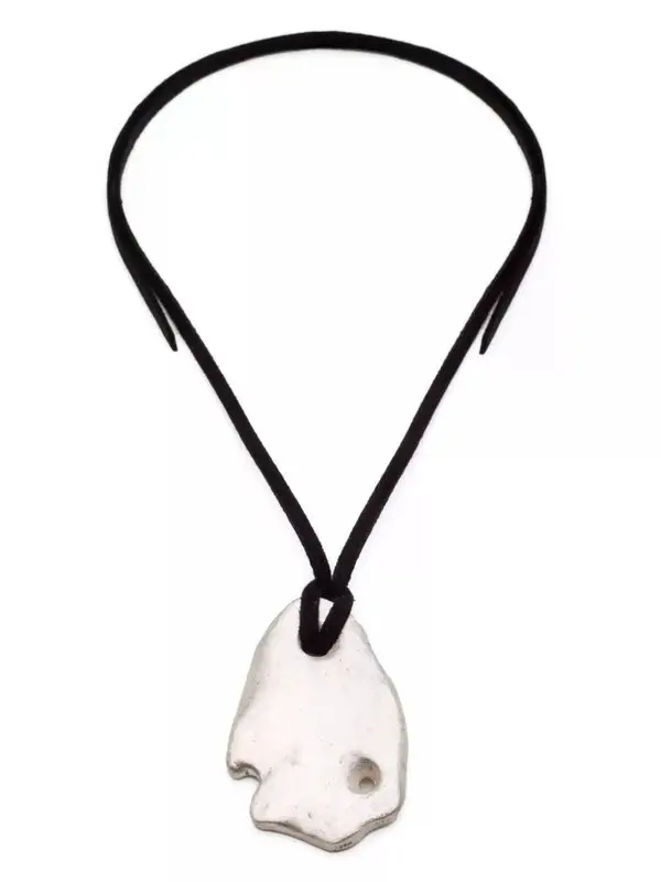 KAREN CHEKERDJIAN STUDIO Anchor Pendant - Silver