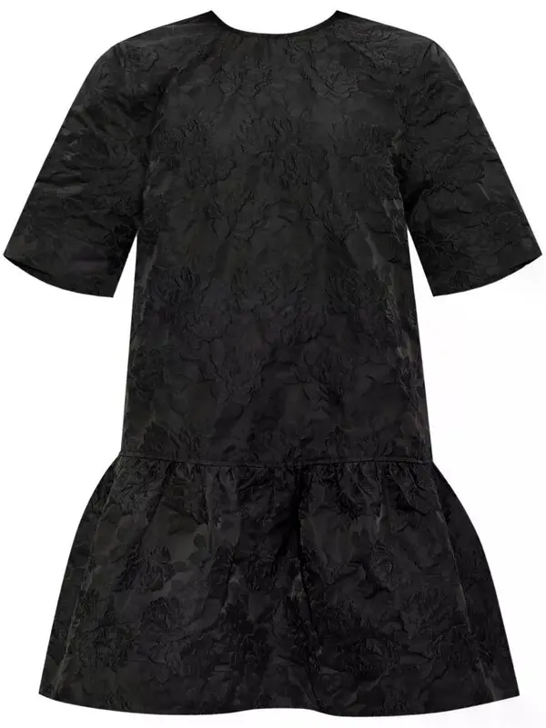 GANNI Botanical Jacquard Mini Dress